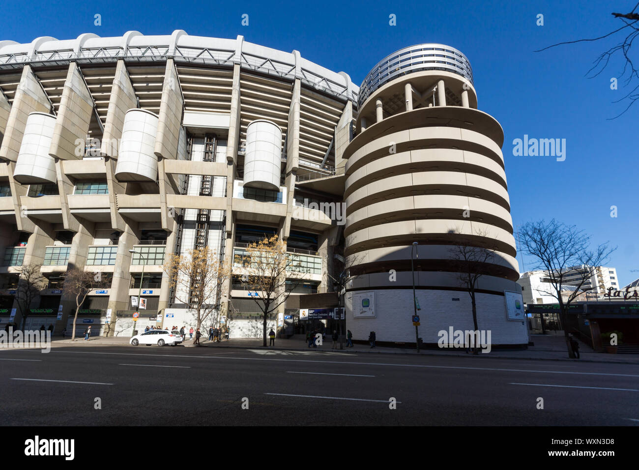 Santiago bernabeu stadium exterior hi-res stock photography and images ...