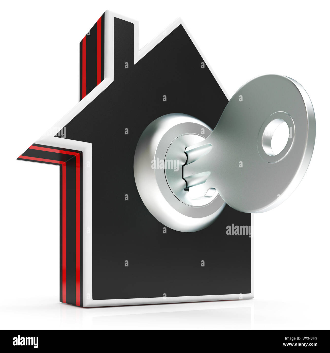 House protected Cut Out Stock Images & Pictures - Alamy