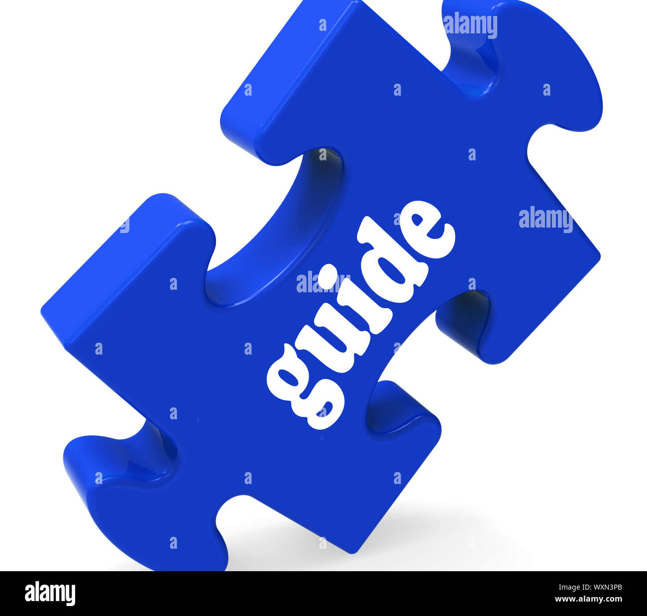 Guide Puzzle Showing Consulting Instructions Guideline And Guiding ...