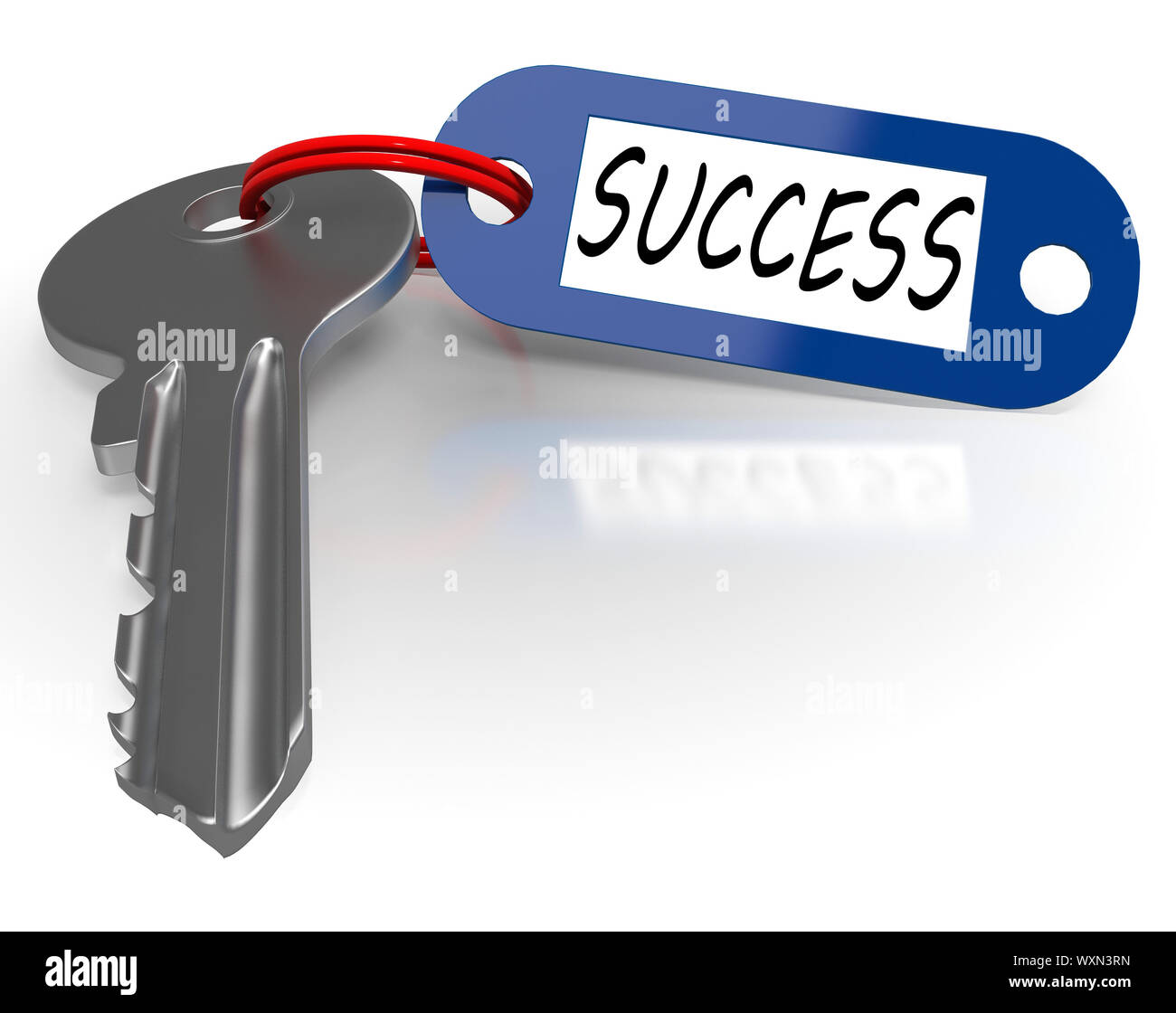 Key With Success Word Shows Winning Or Achievement Stock Photo - Alamy