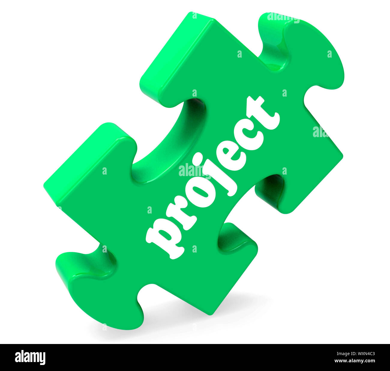 Project puzzle showing planning hi-res stock photography and images - Alamy