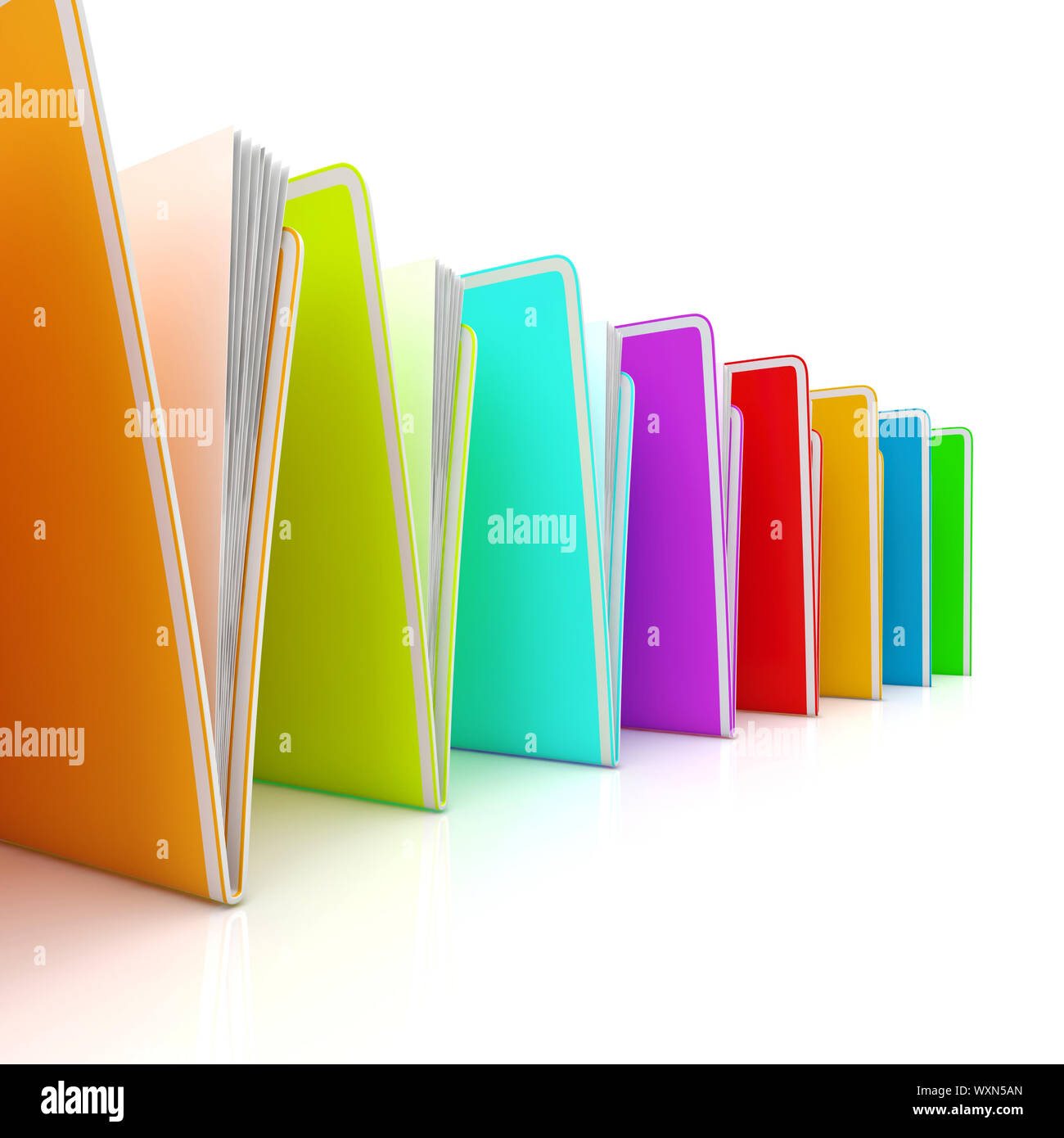 Folders Showing Organizing Documents Filing And Paperwork Stock Photo ...