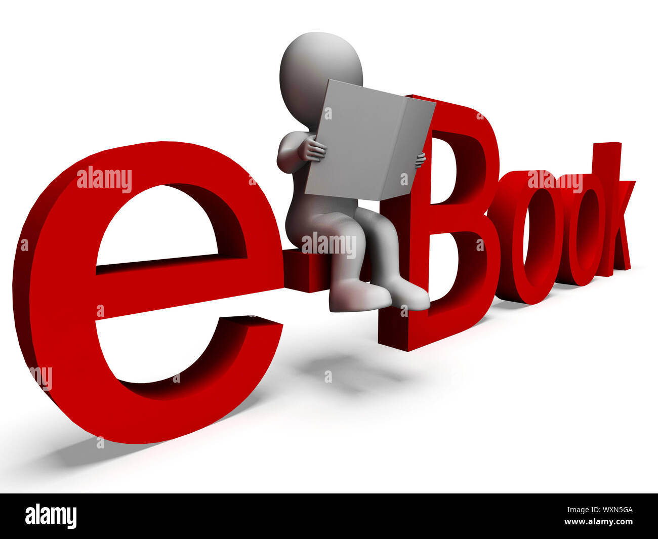 Ebook Word Showing Electronic Library Or Online Books Stock Photo - Alamy