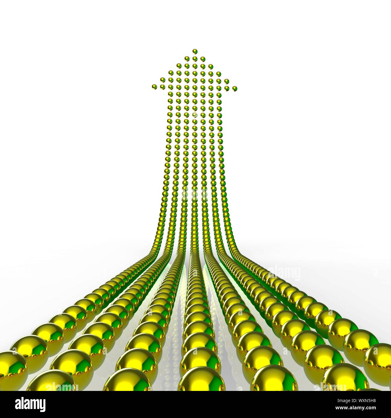 Up Arrow Showing Growth Rising And Improvement Stock Photo - Alamy