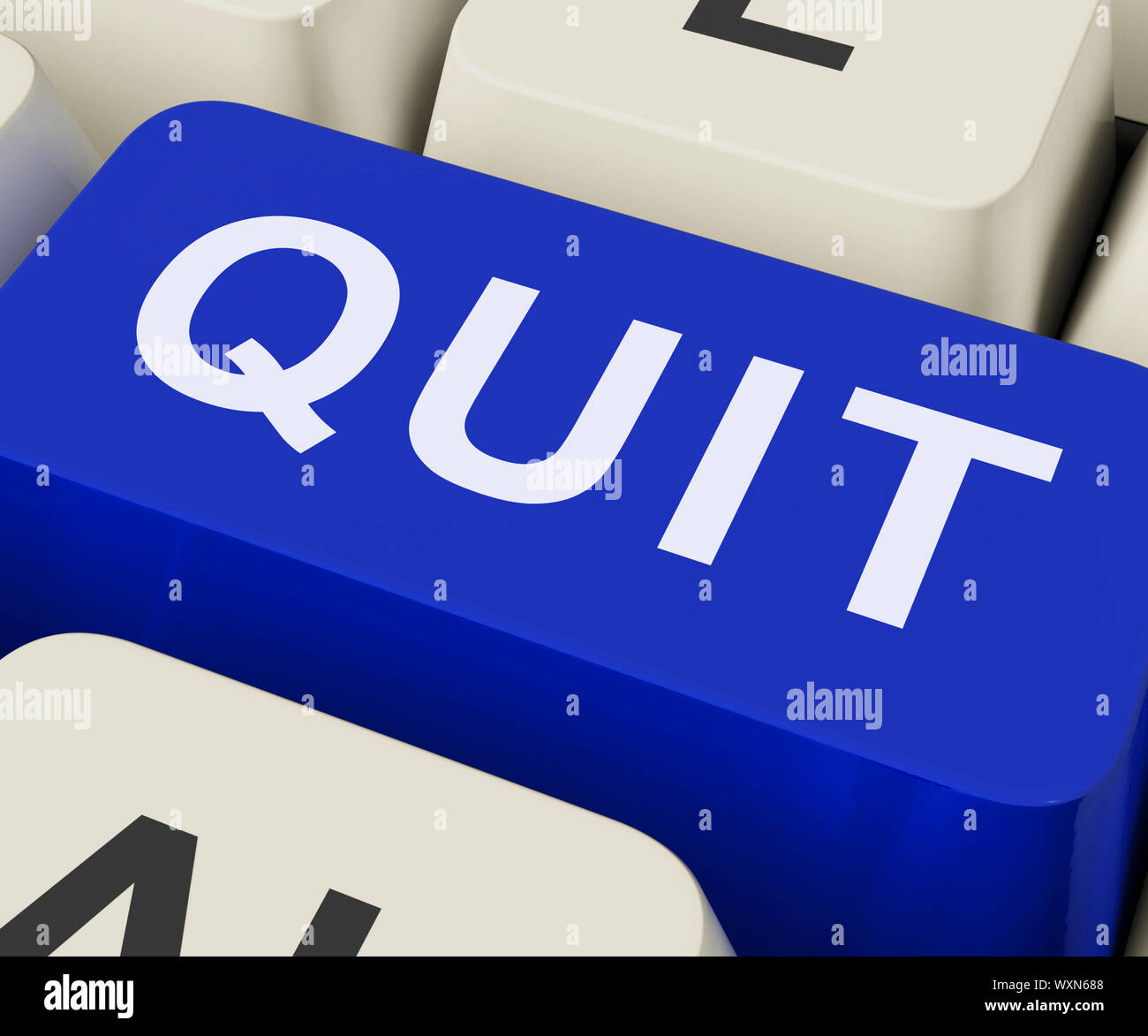 Quit Quitter High Resolution Stock Photography and Images - Alamy