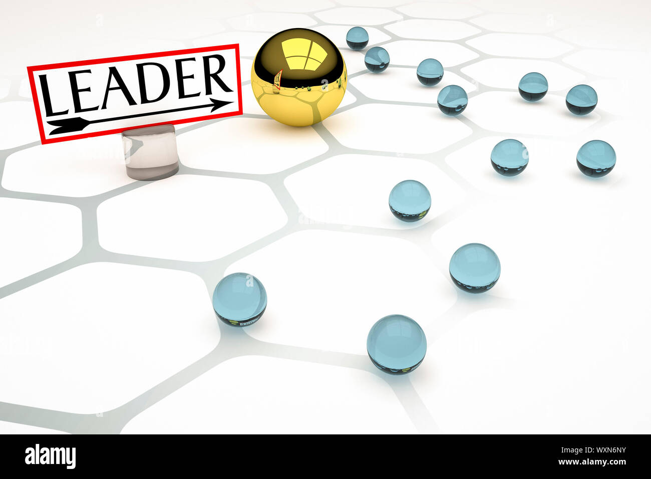 An image of a nice leadership graphic Stock Photo - Alamy
