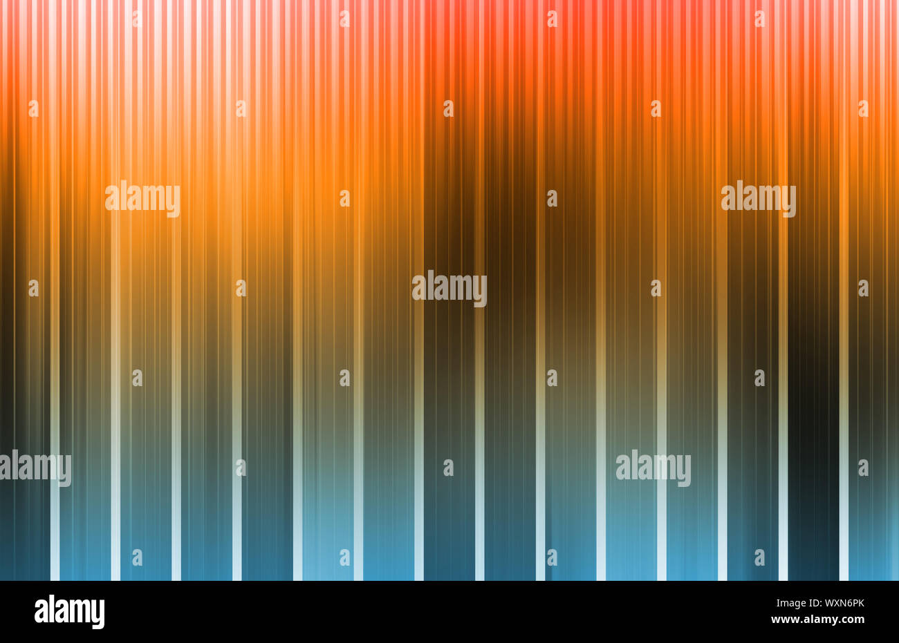 Orange Energy Spectrum With Data Grid Lines Stock Photo - Alamy
