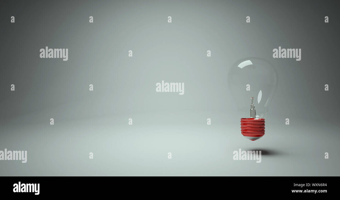 Light bulb is thinking of ideas Stock Photo - Alamy