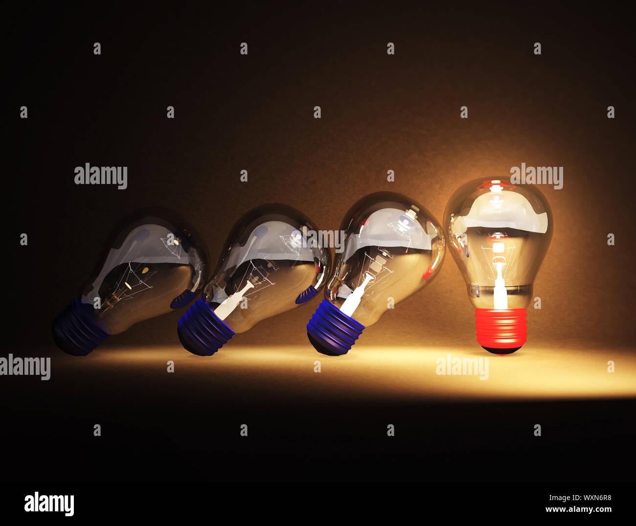 Many light bulb together hi-res stock photography and images - Alamy
