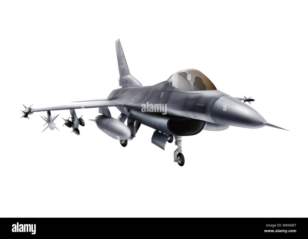 Fighter General Dynamics F-16A Fighting Falcon Stock Photo - Alamy