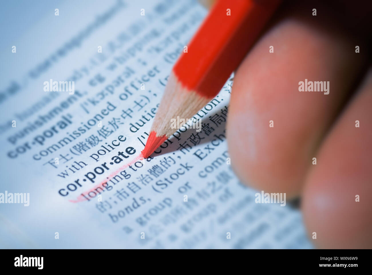 Drawing red line under hi-res stock photography and images - Alamy