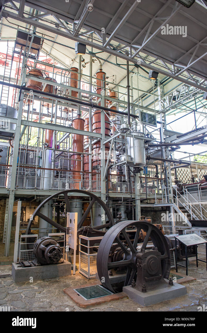 Le Francois, Martinique / 04.08.2014.View of a Ron distillery Stock ...