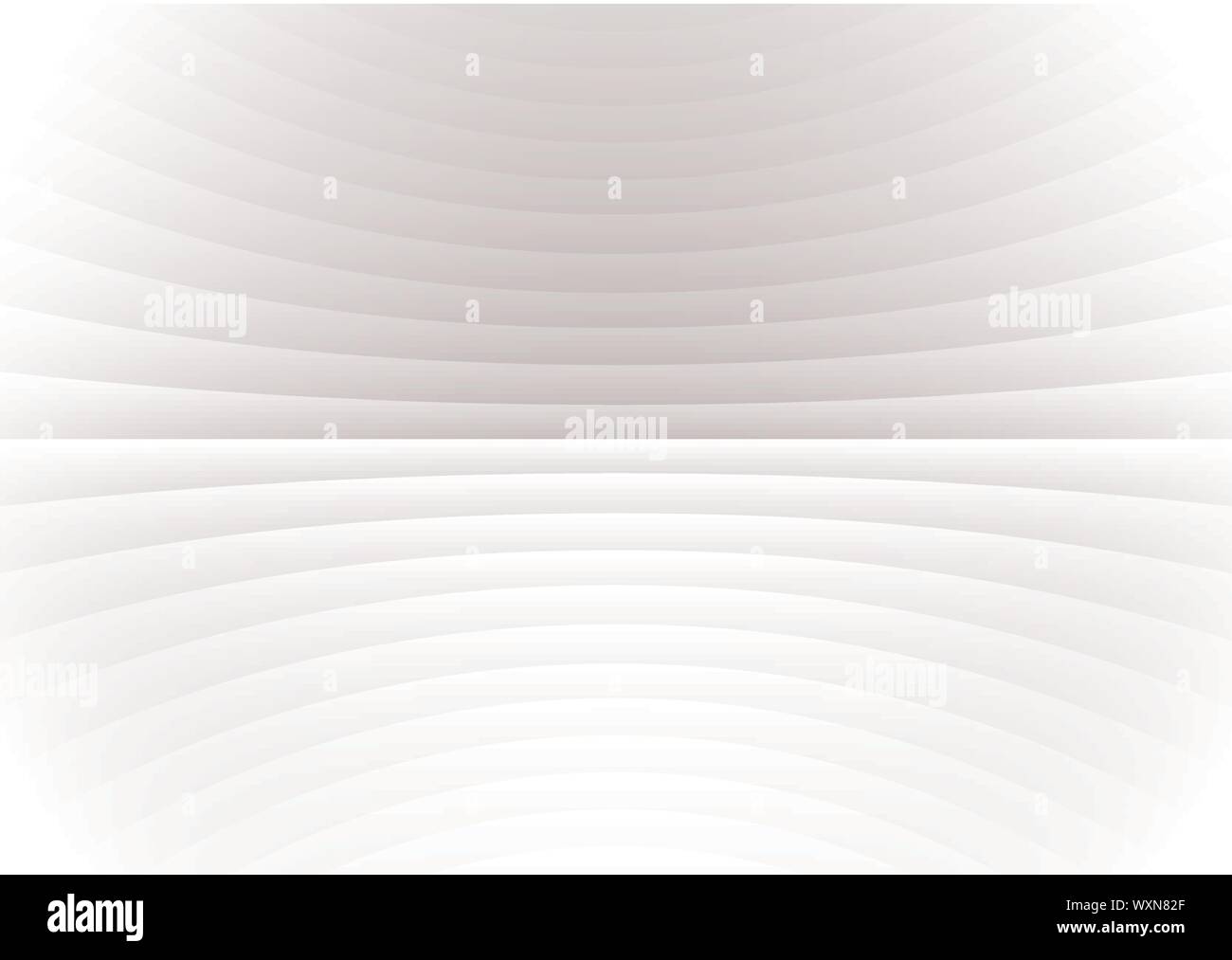 Abstract stripe pattern horizontal curve lines white and gray ...