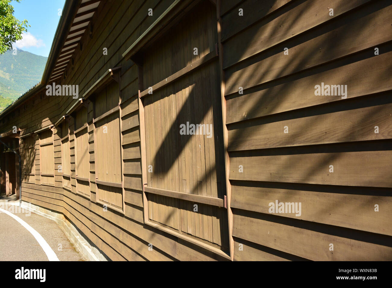 Traditional wooden house, Taiwan, Asia Stock Photo - Alamy