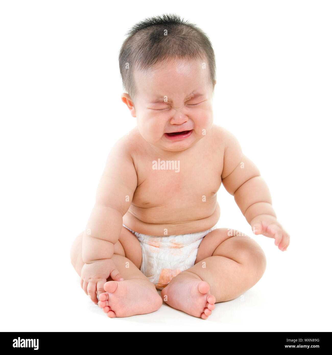 Cute Crying Baby Boy