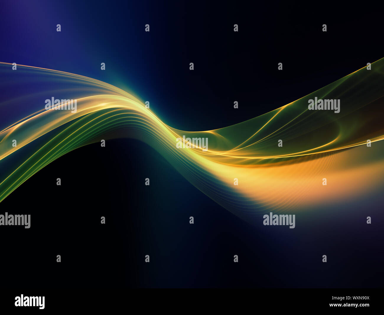 Fractal Wave series. Visually pleasing composition of fractal sine ...