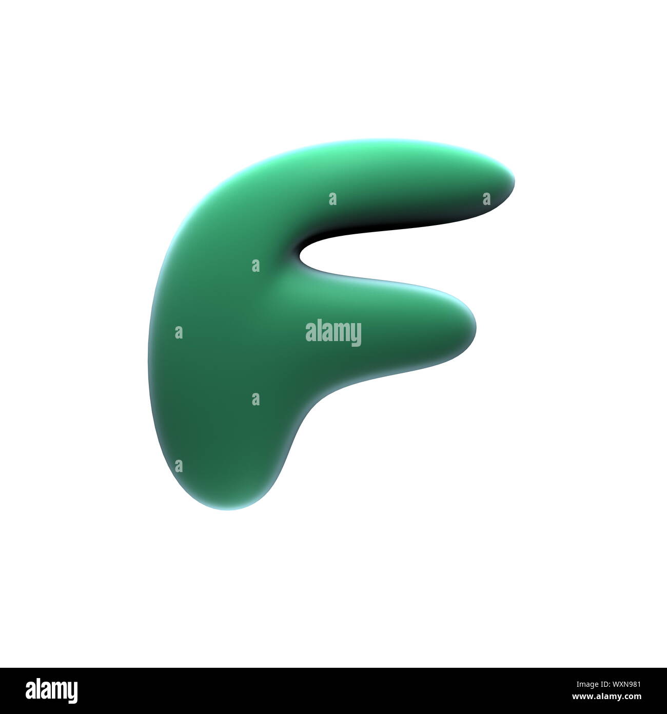 isolated green clay figure Stock Photo - Alamy