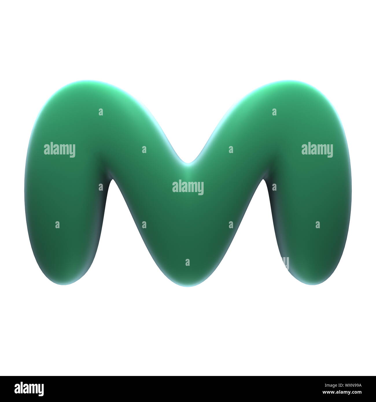 isolated green clay figure Stock Photo - Alamy