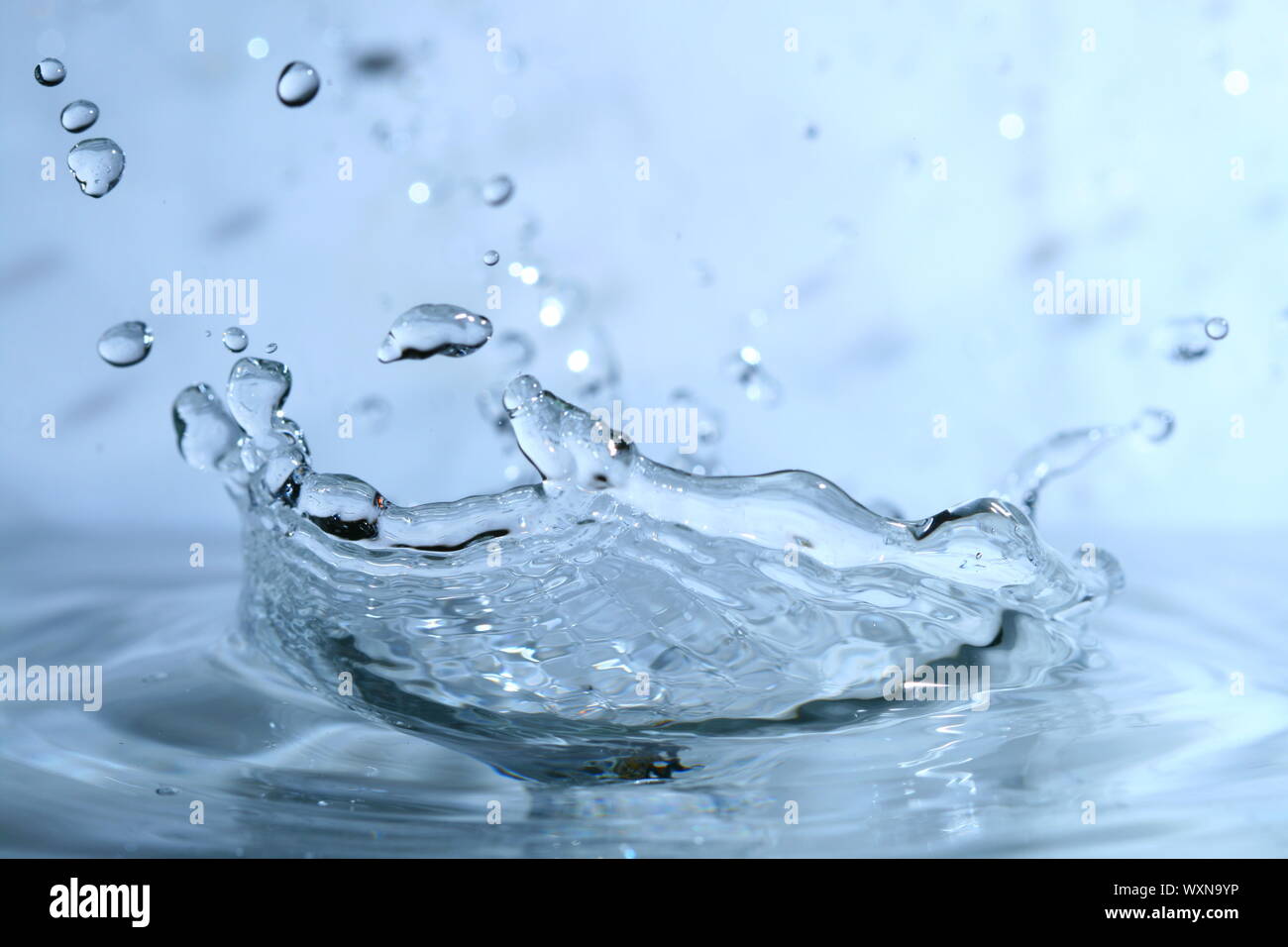 water splash macro close up Stock Photo - Alamy