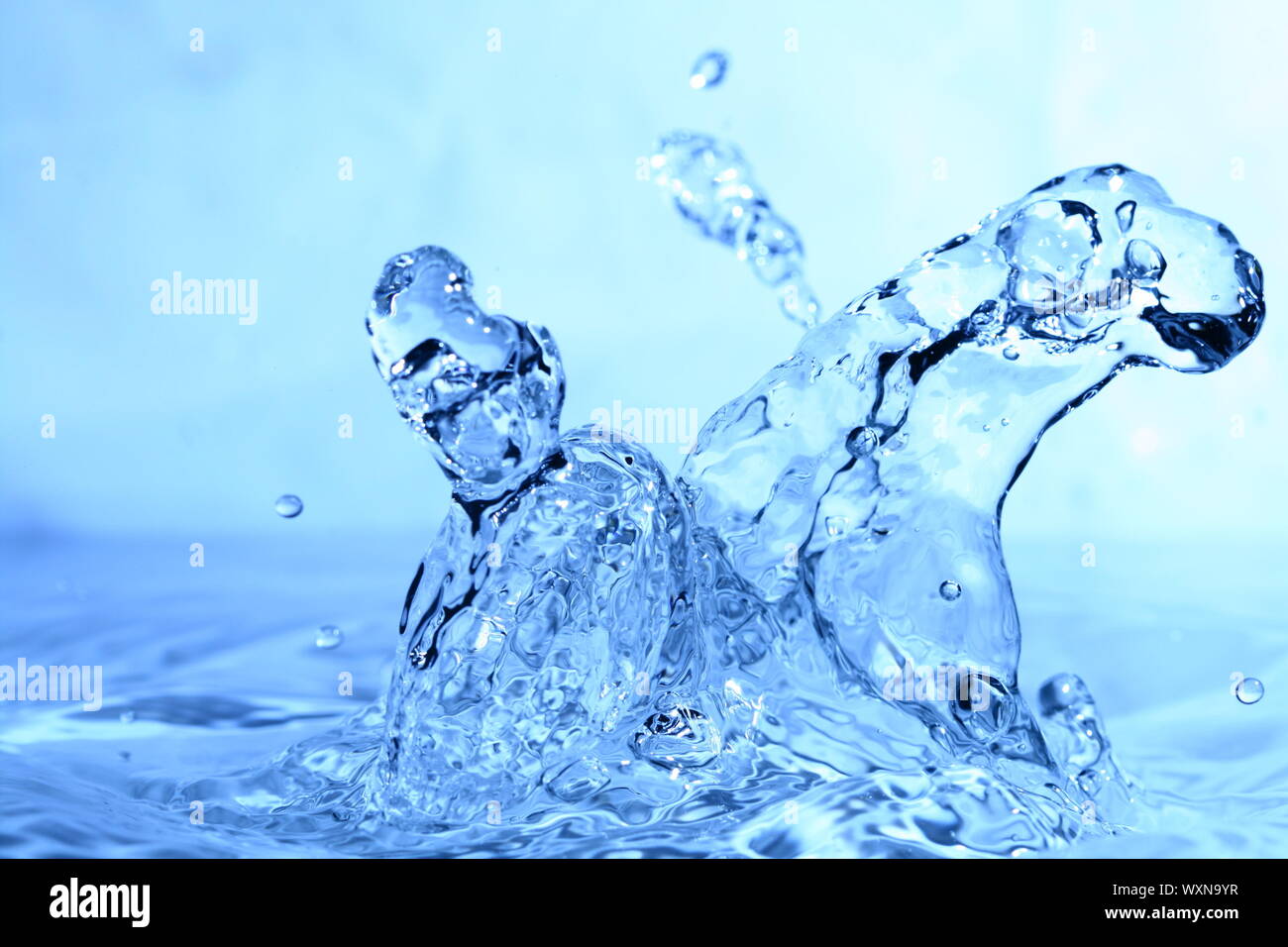 water splash macro close up Stock Photo - Alamy