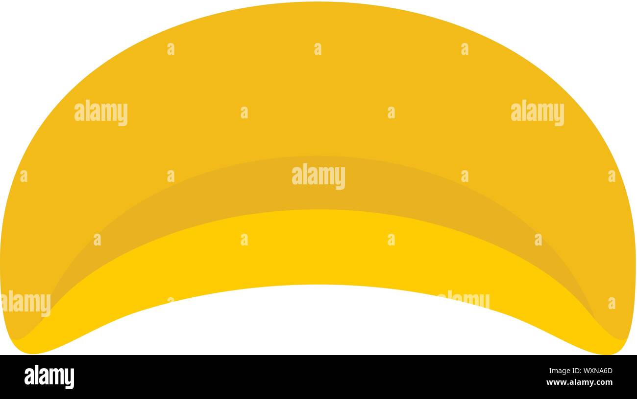 Potato chips icon. Flat illustration of potato chips vector icon for ...