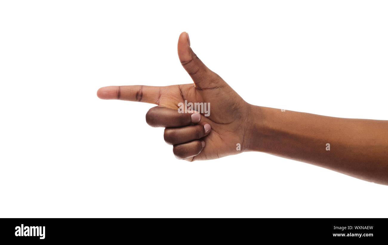 Pointing counting female hand hi-res stock photography and images - Alamy