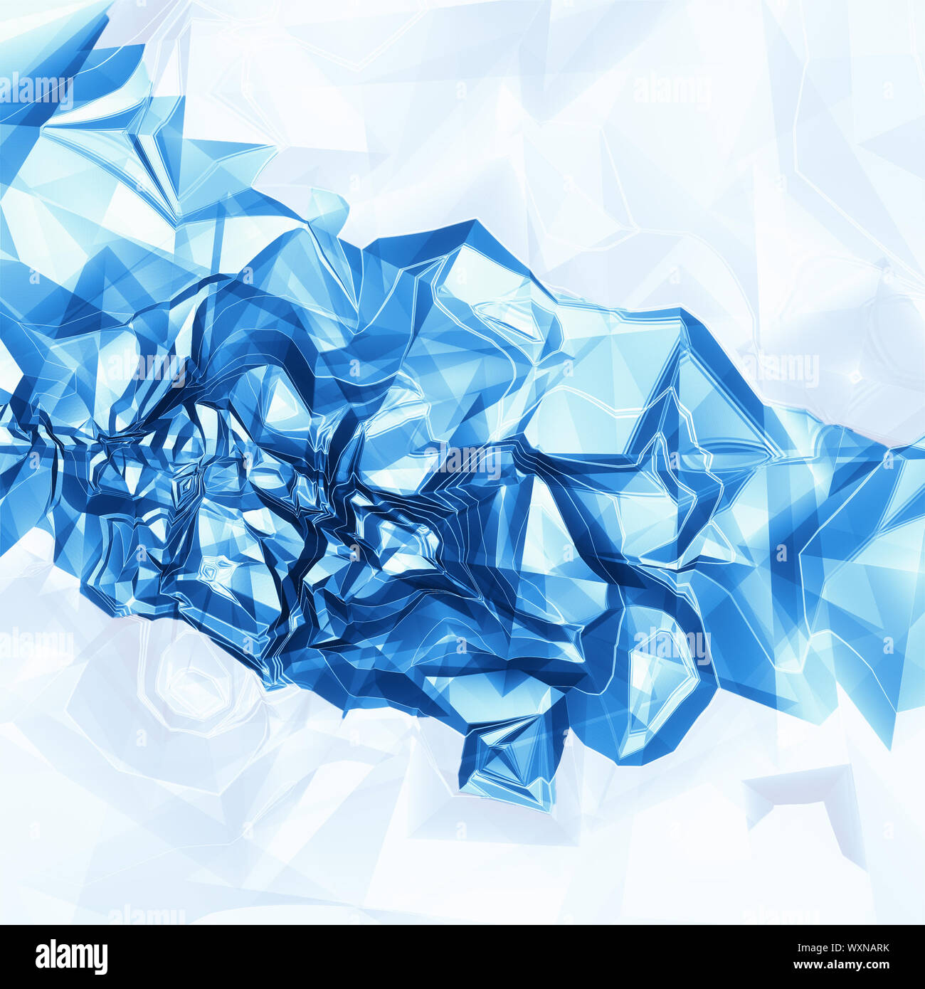 digital ice abstract background illustration Stock Photo - Alamy