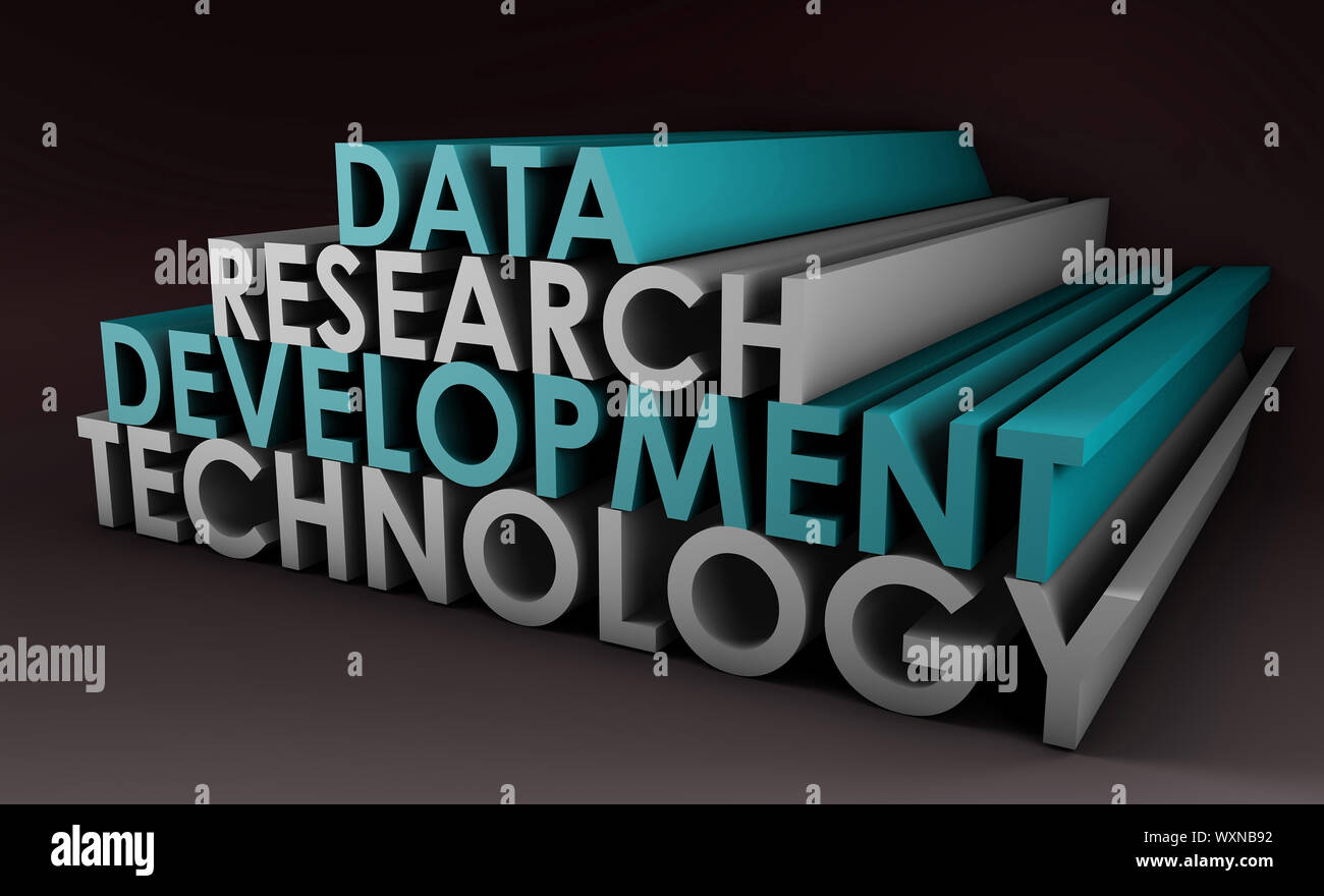 Research and Development of New Technology As Art Stock Photo - Alamy