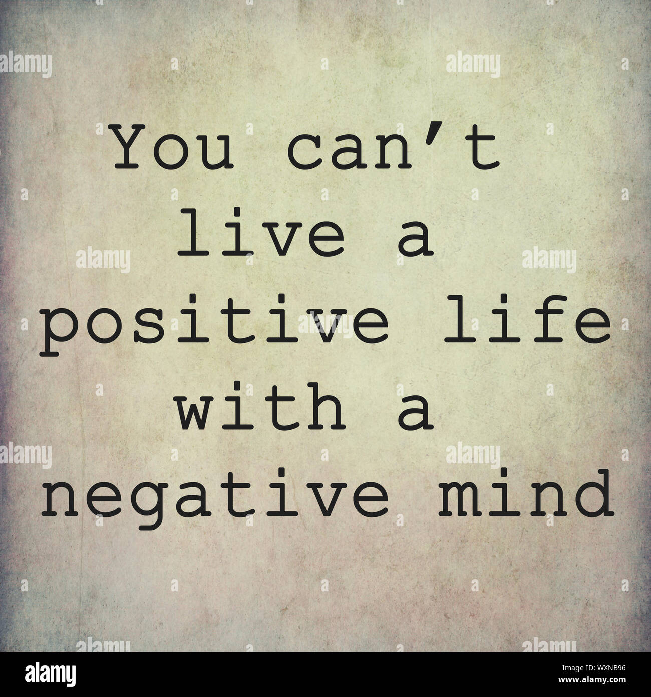 Inspirational quote by unknown source on old grunge background Stock ...