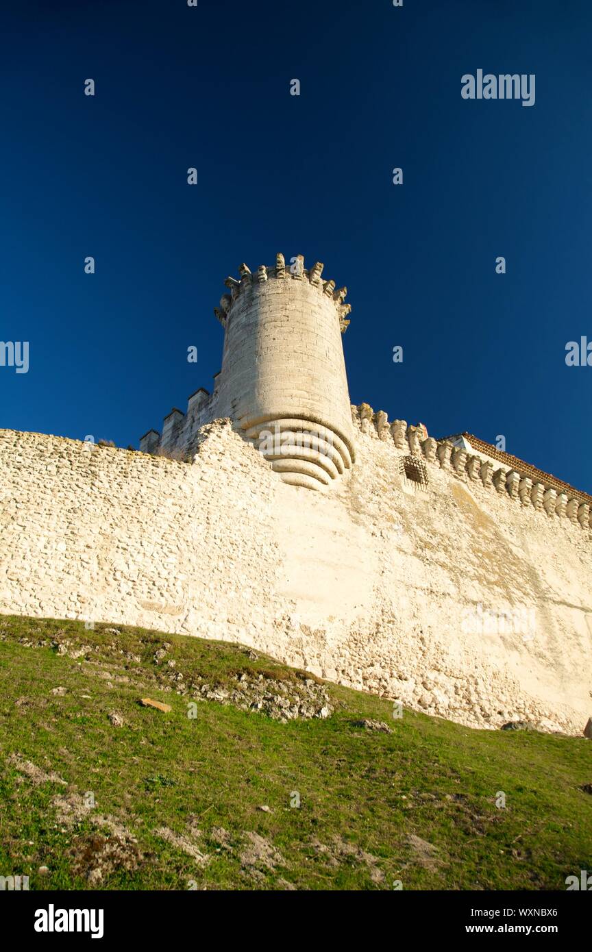 ancient public castle of cuellar city in segovia spain Stock Photo - Alamy