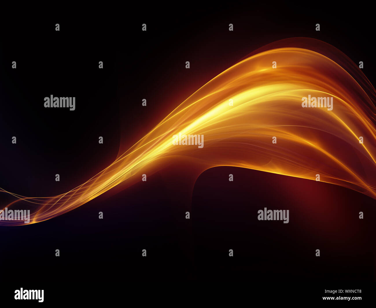 Fractal Wave series. Abstract composition of fractal sine waves and ...