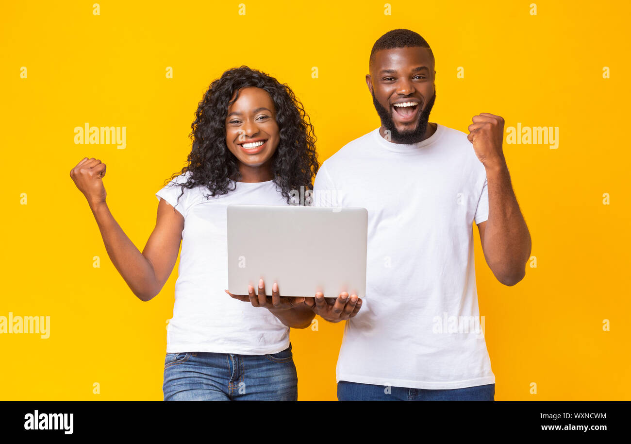 Lottery winner smiling celebrating hi-res stock photography and images ...