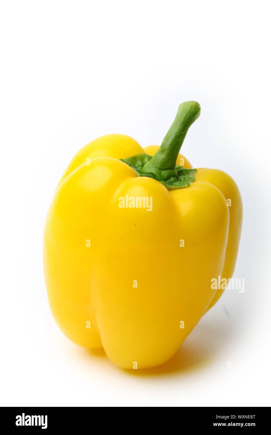 colored paprica isolated on white background Stock Photo - Alamy