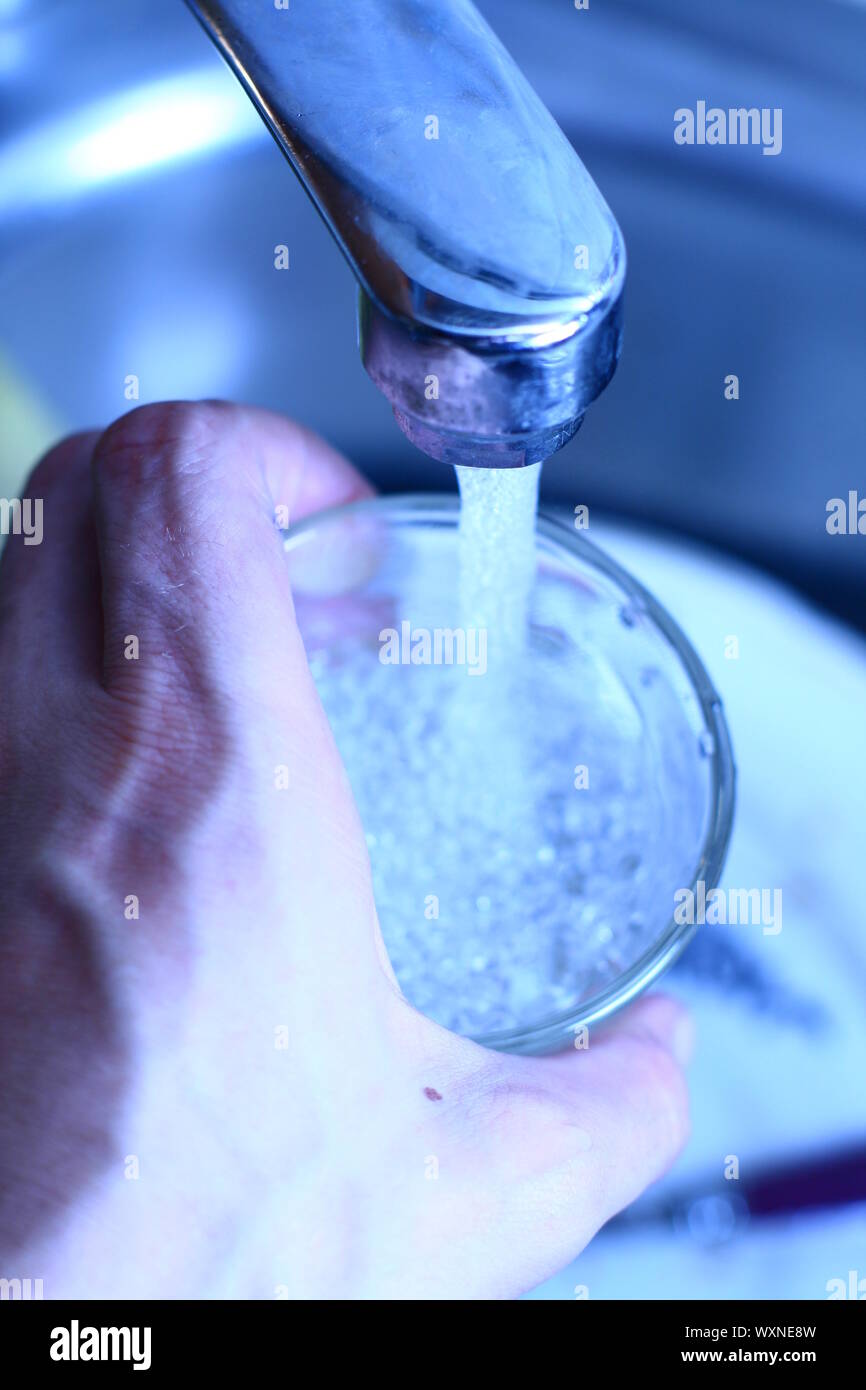 take water in glass from water wet Stock Photo - Alamy