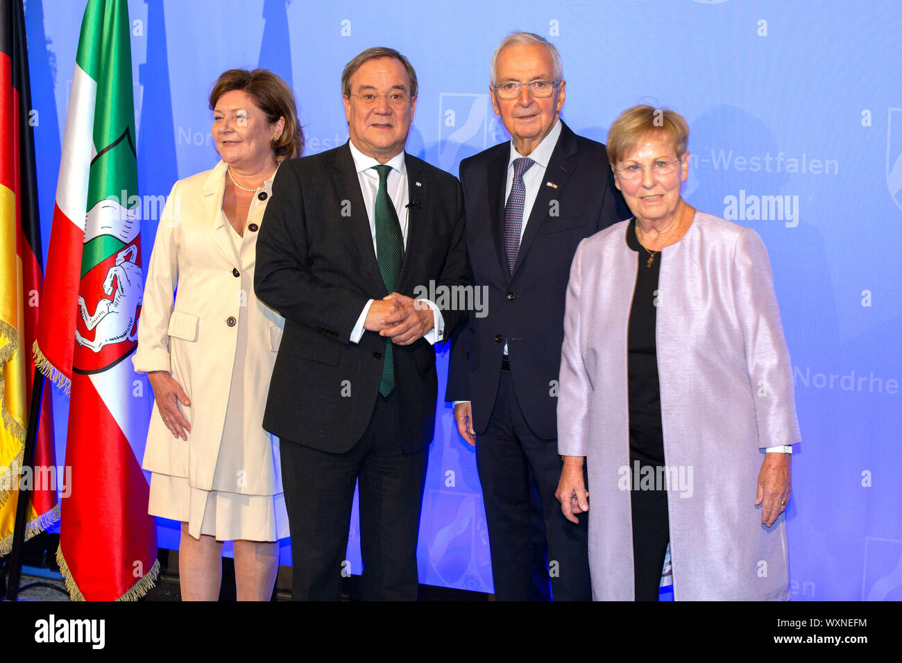 Armin Laschet with wife Susanne Laschet and Klaus Topfer with wife ...