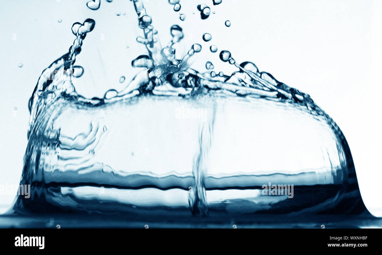 colossally blue watersplash purity backgrounds Stock Photo - Alamy