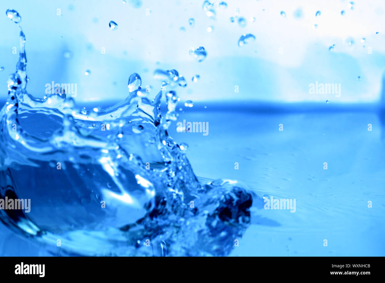 water splash macro close up Stock Photo - Alamy