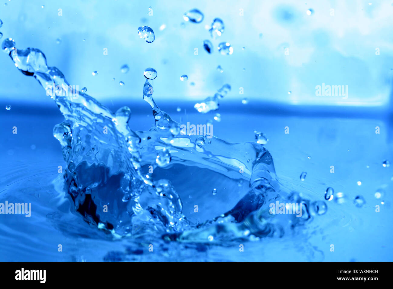 water splash macro close up Stock Photo - Alamy