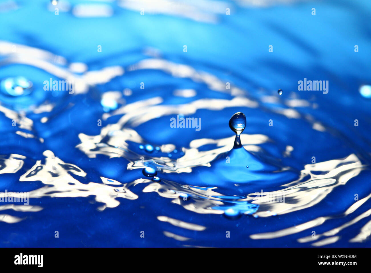 water splash close-up aqua backgrounds Stock Photo - Alamy
