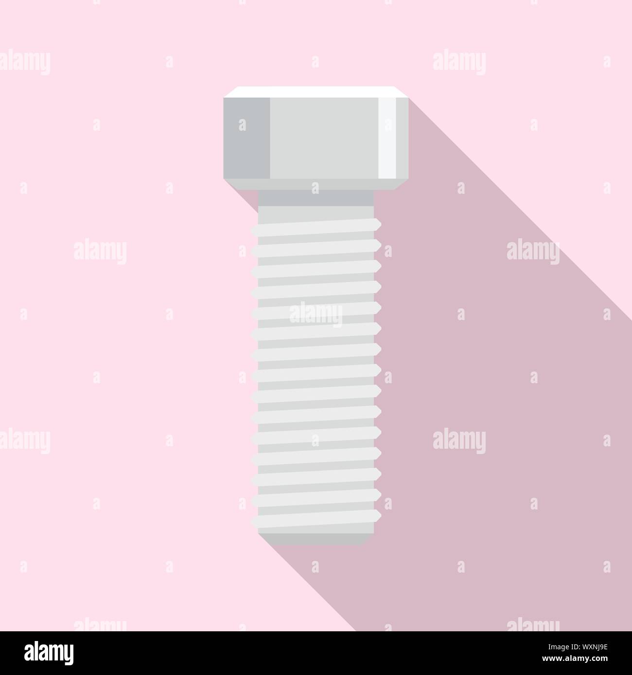 Bolt icon. Flat illustration of bolt vector icon for web design Stock ...