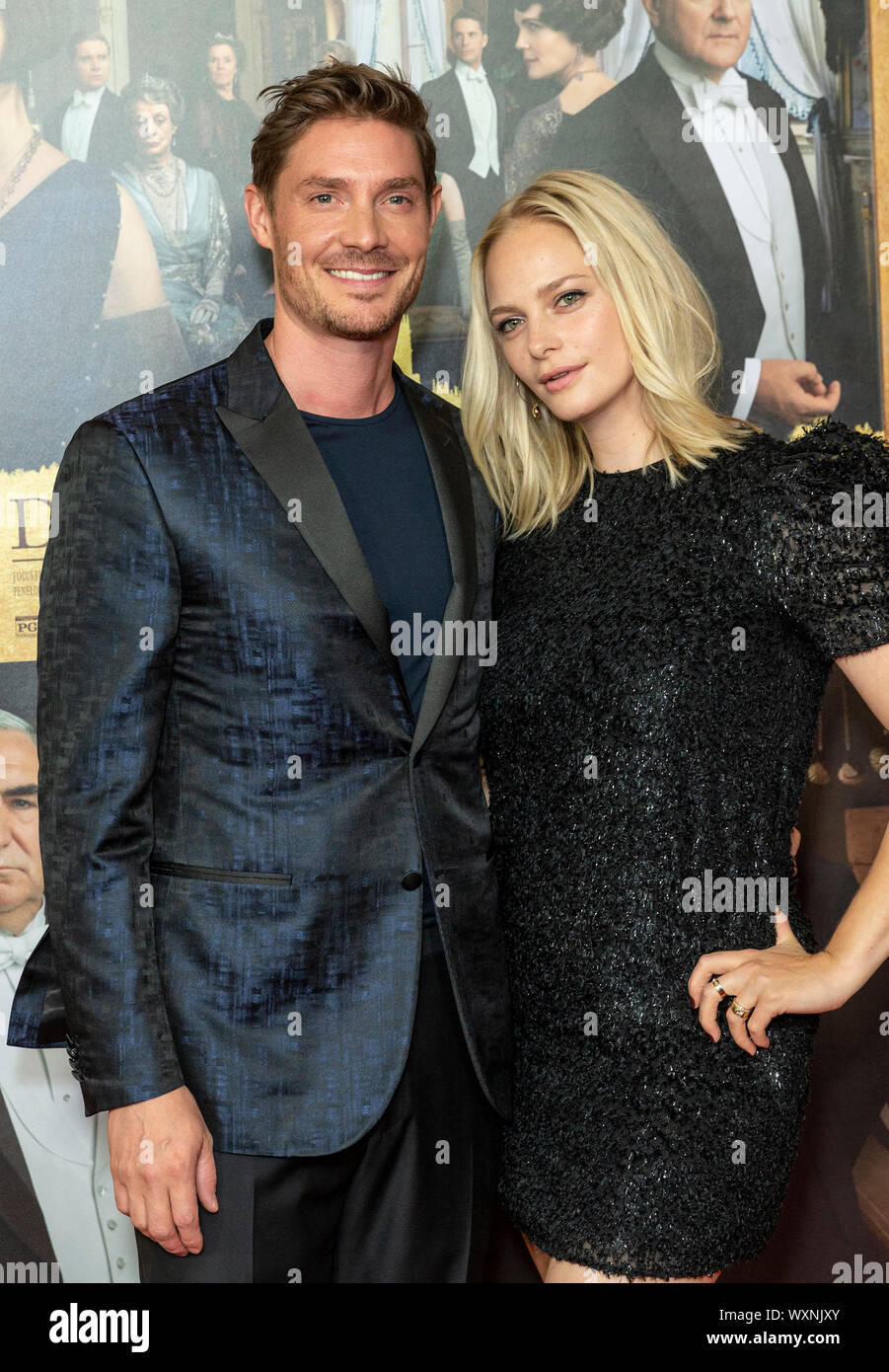 Max Brown and Annabelle Horsey attend the "Downton Abbey" New York ...