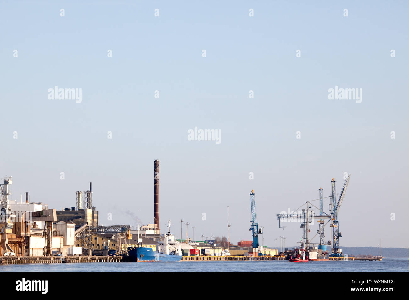 Industrial Shipping Dock Stock Photo - Alamy