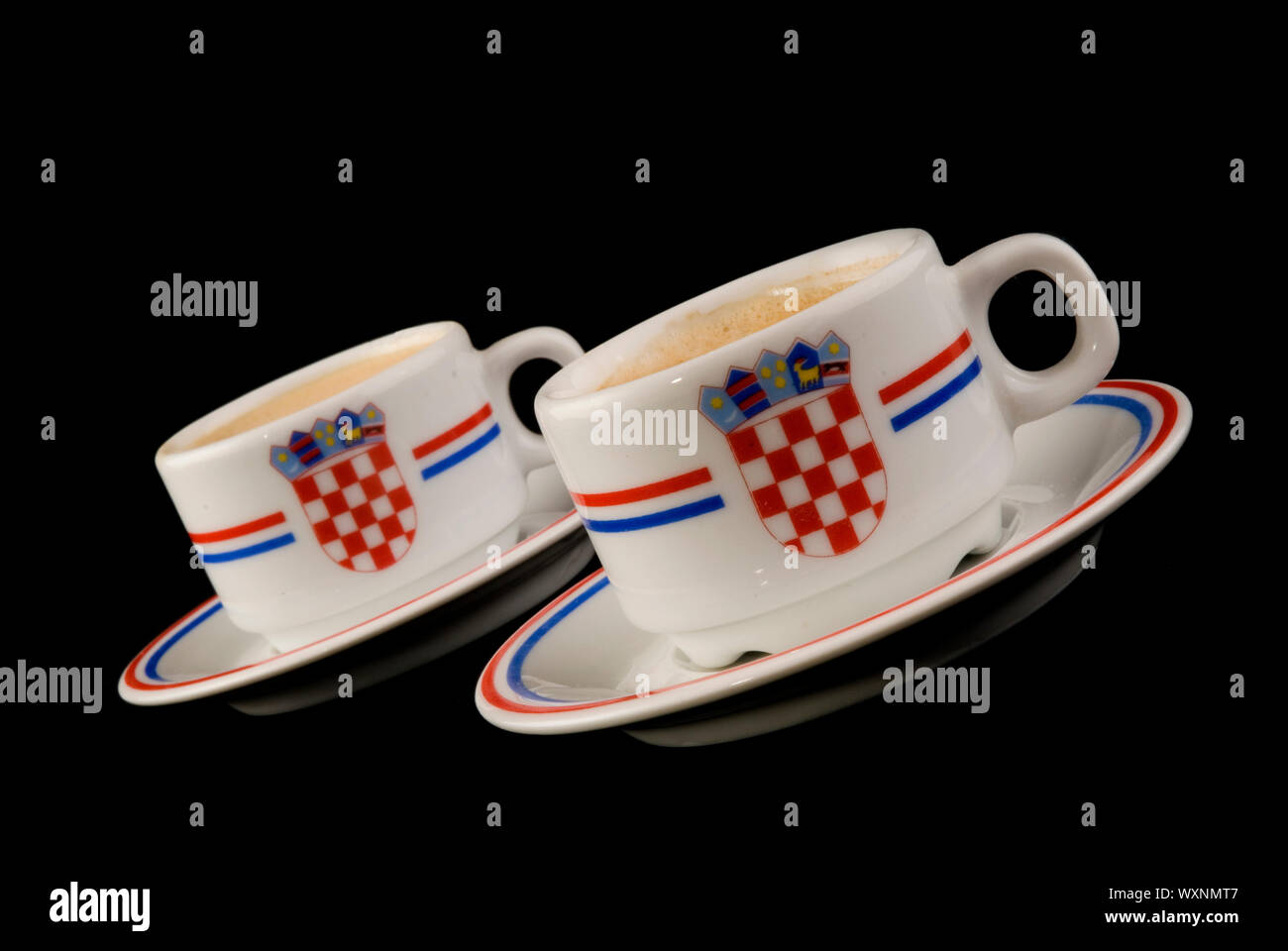 cups of coffee from Croatian Stock Photo - Alamy