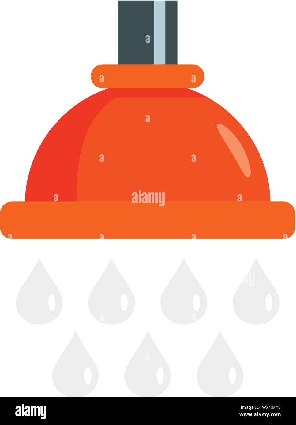 Water drop wash icon. Flat illustration of water drop wash vector icon ...