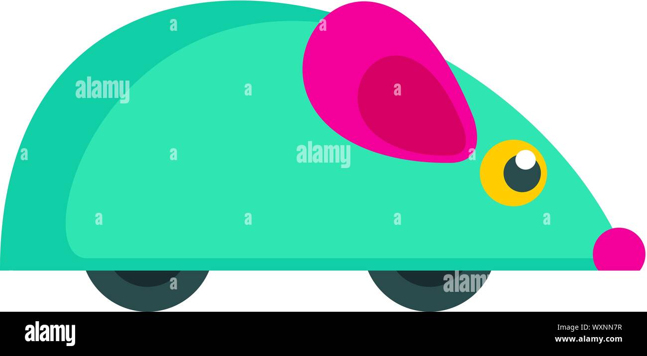 Mouse toy icon. Flat illustration of mouse toy vector icon for web ...