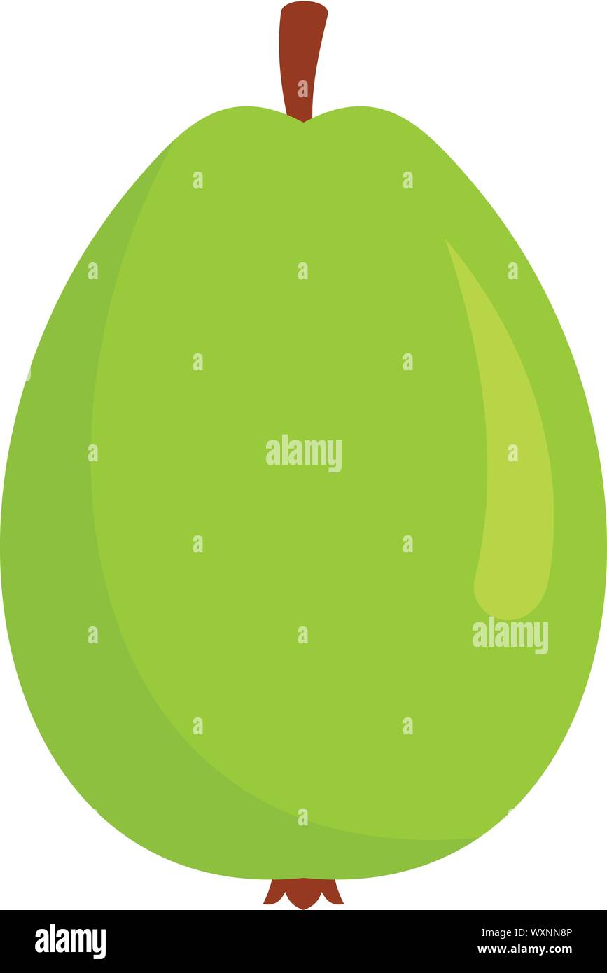 Whole guava icon. Flat illustration of whole guava vector icon for web ...