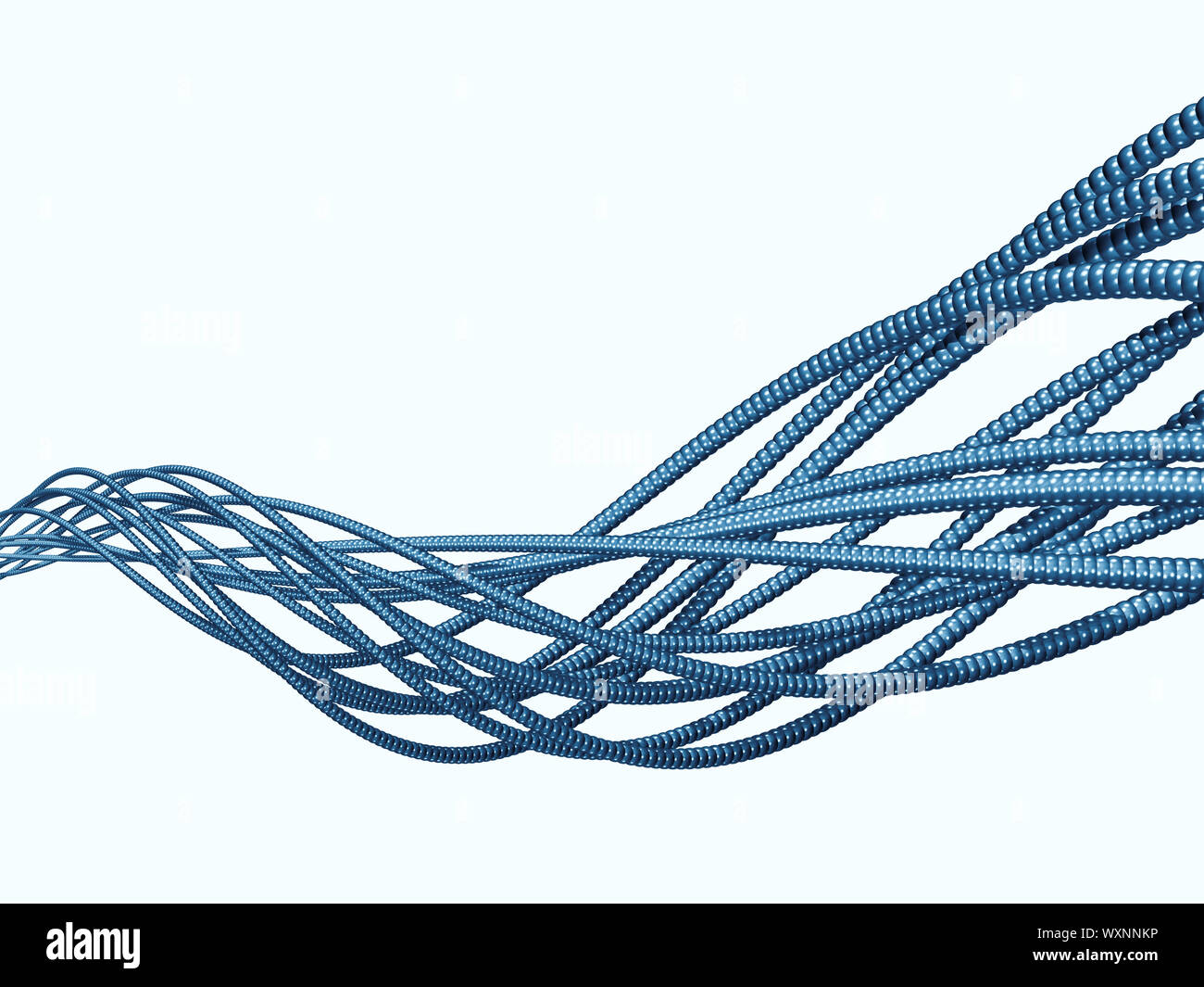 Pure Geometry series. Background of blue spiral elements for your ...