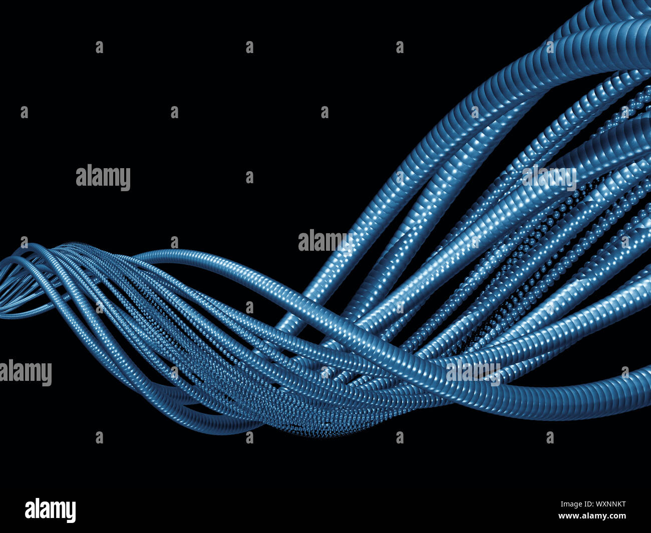 Pure Geometry series. Background of blue spiral elements for your ...