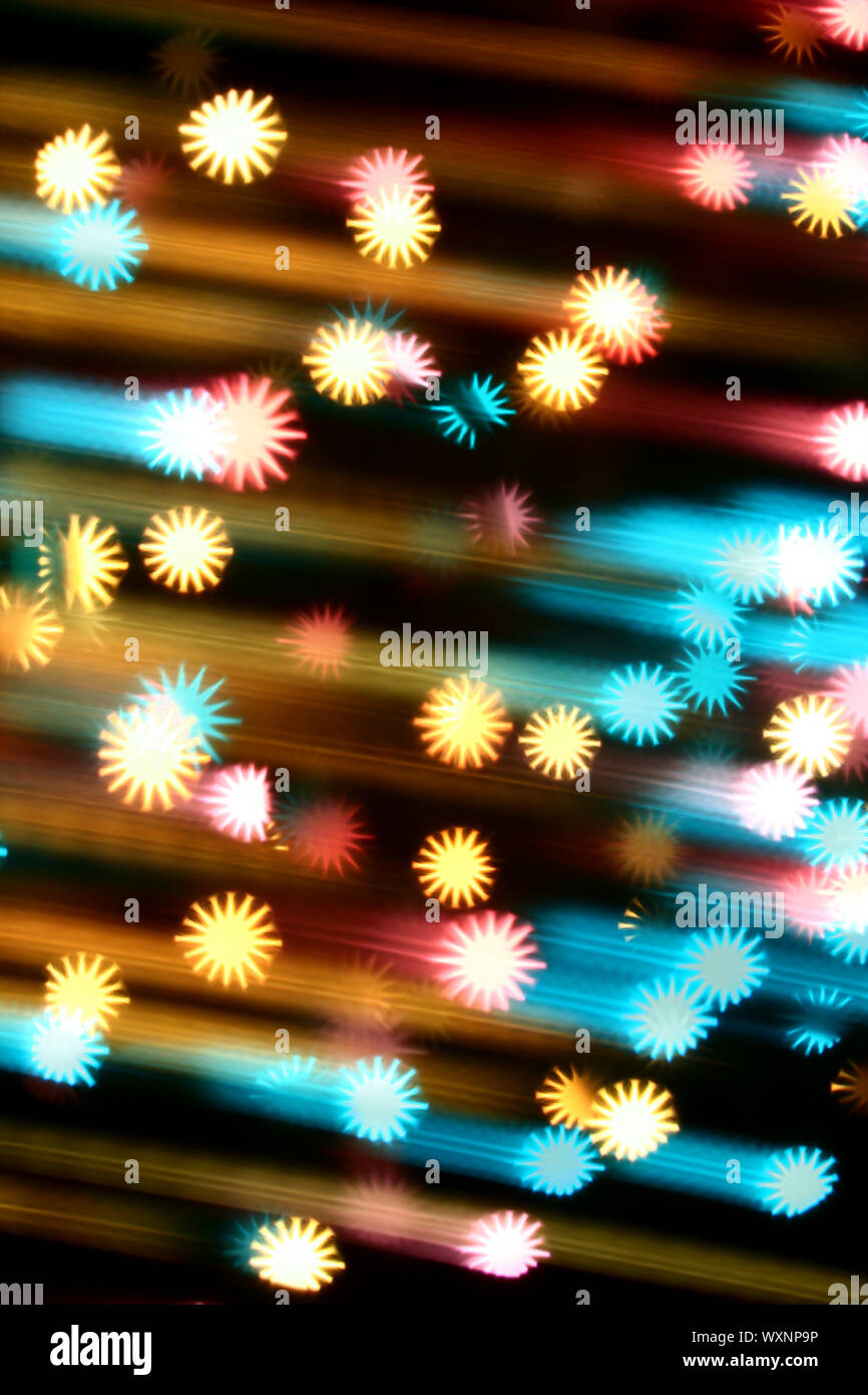 abstract disco colored stars motion background Stock Photo - Alamy