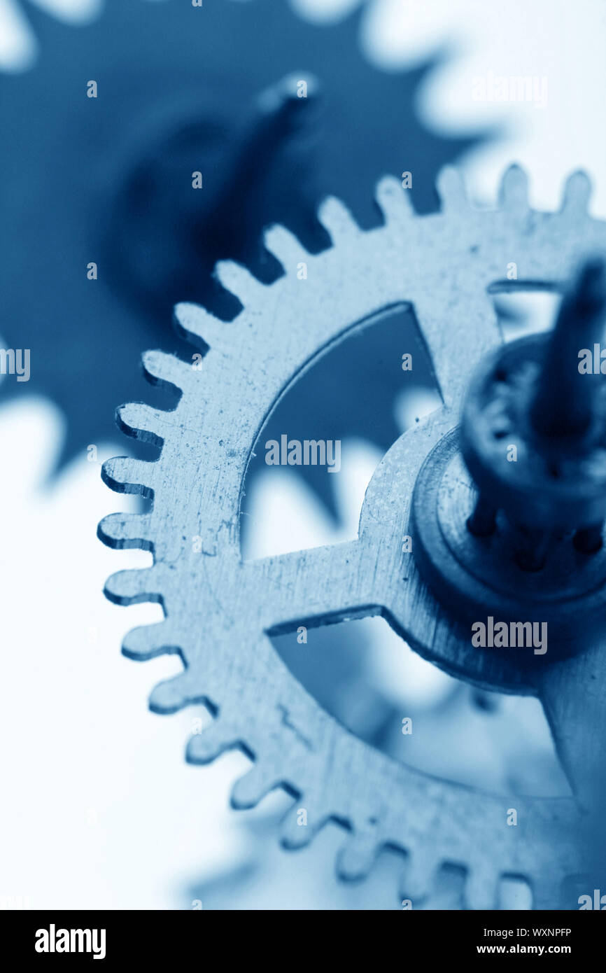 mechanical clock gear macro close up Stock Photo - Alamy